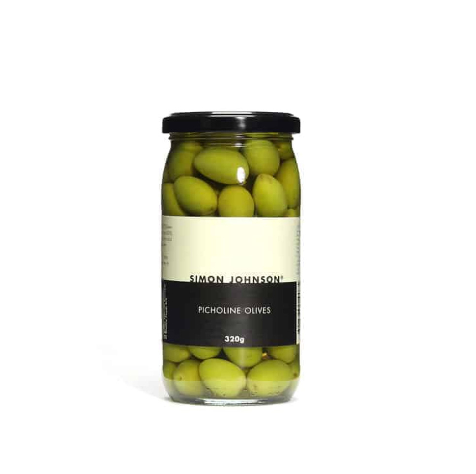 Simon Johnson - Green Picholine Olives 320g | Peter's of Kensington