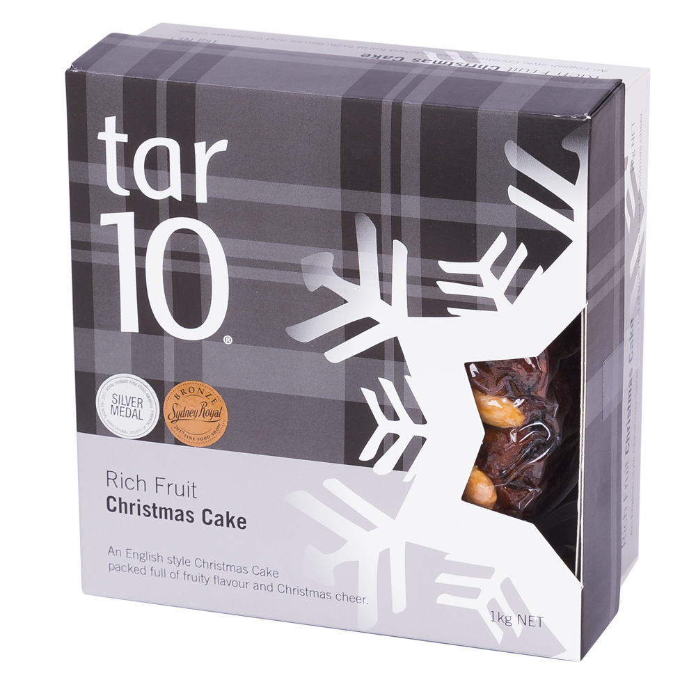 Tar 10 - Rich Fruit Christmas Cake 1kg | Peter's of Kensington