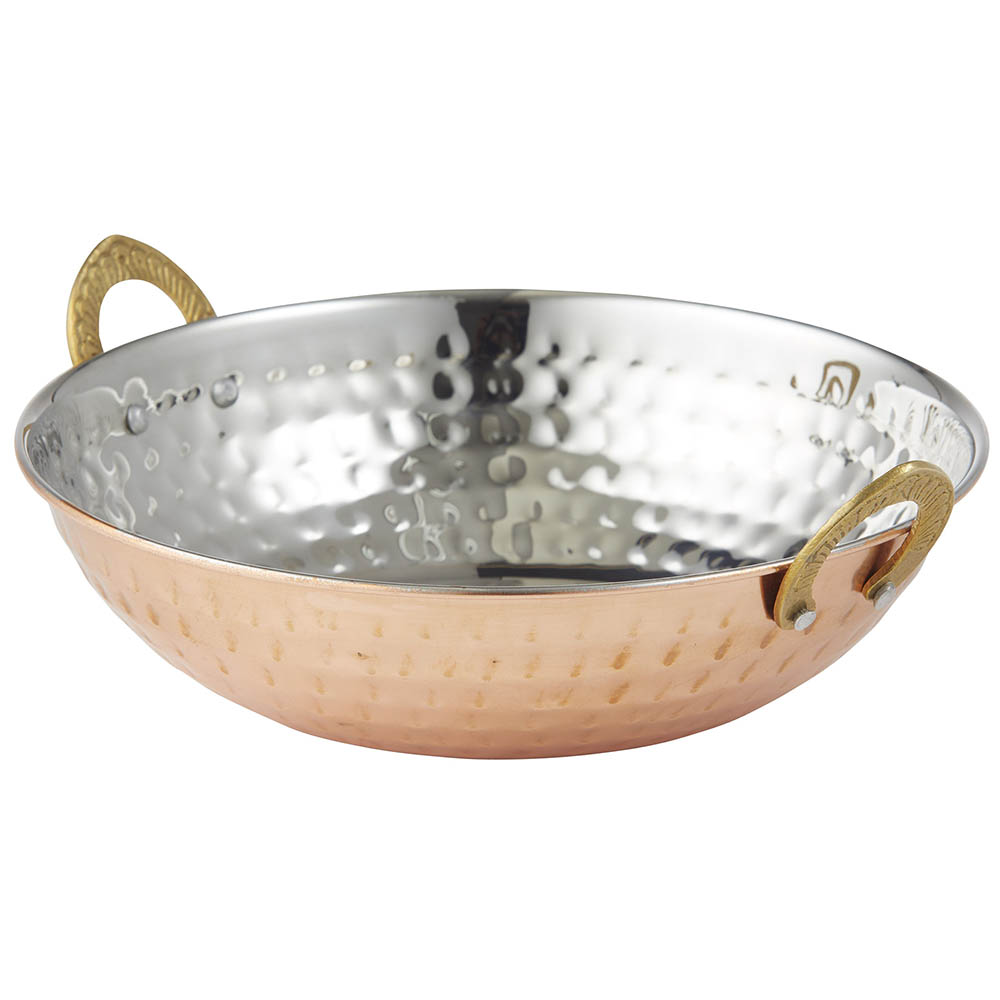 Davis & Waddell - S/Steel/Copper Balti Dish w/Handle 20cm | Peter's of ...