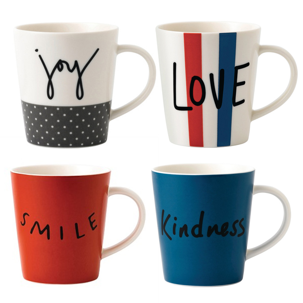 Royal Doulton - Ellen Degeneres Joy Accent Mug Set 4pce | Peter's of ...