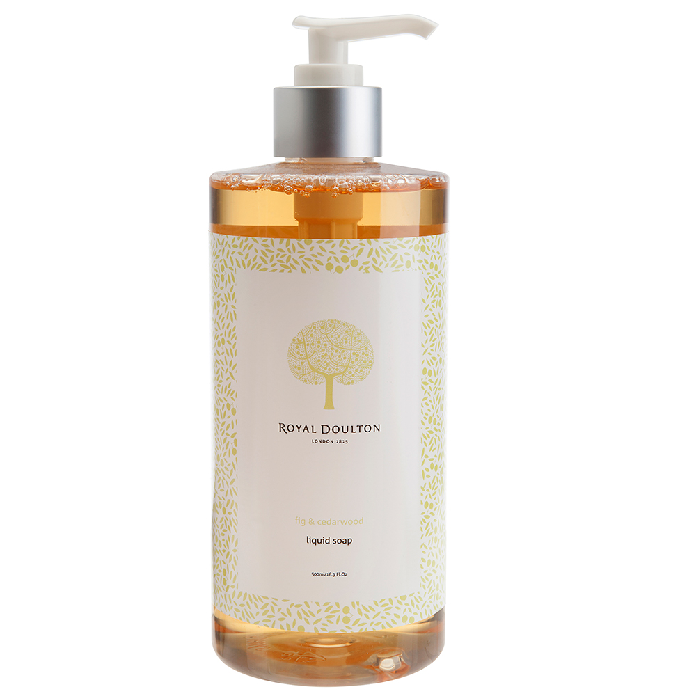 Royal Doulton - Liquid Soap Fig & Cedarwood 500ml | Peter's of Kensington