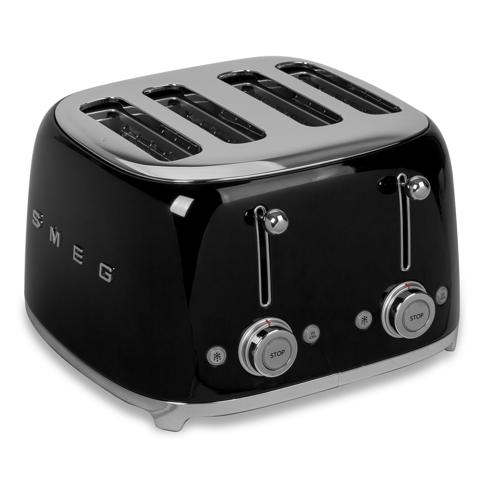 Smeg - 50's Retro Four Slot Toaster TSF03 | Peter's of Kensington