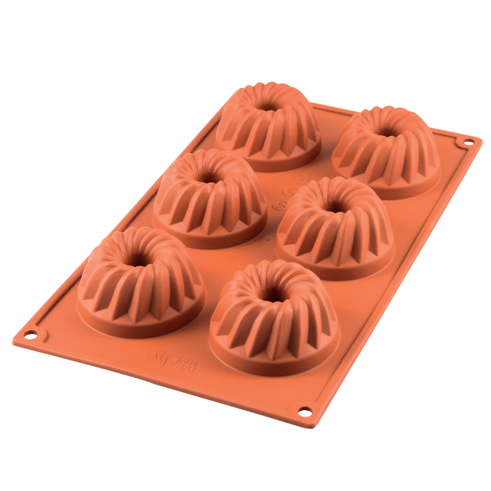 Silikomart - Mini Gugelhupf Silicone Mould Terracotta | Peter's of ...