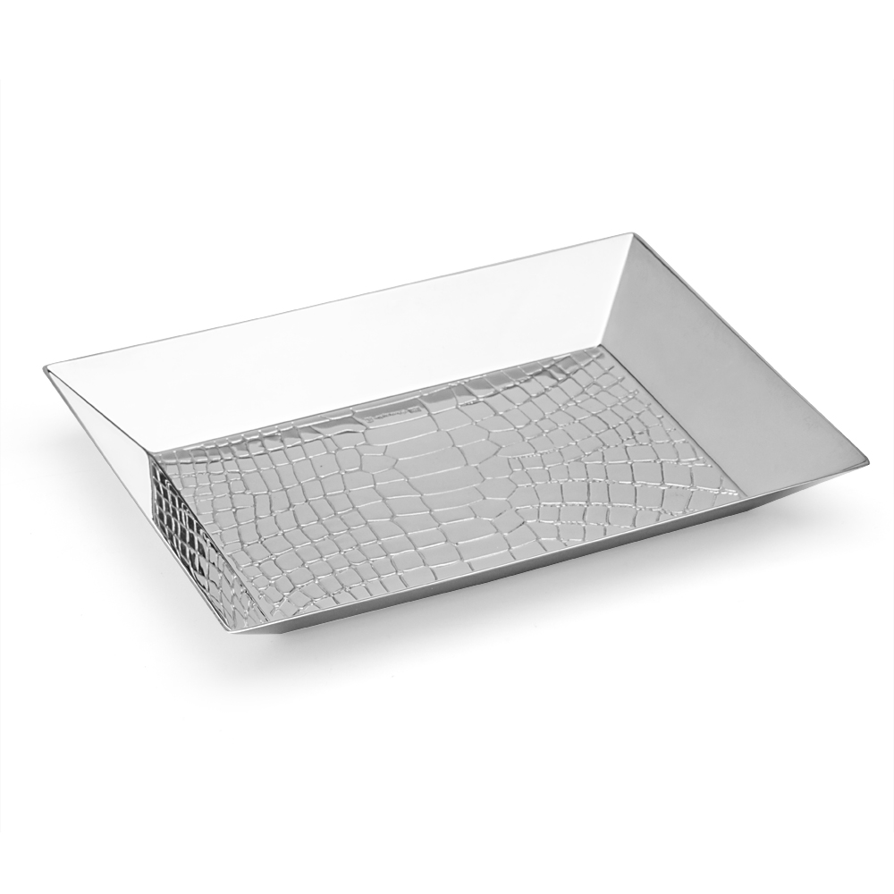 Christofle - Crocodile Print Tray | Peter's of Kensington