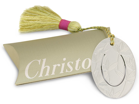 Christofle - Oval Bamboo Bookmark | Peter's of Kensington