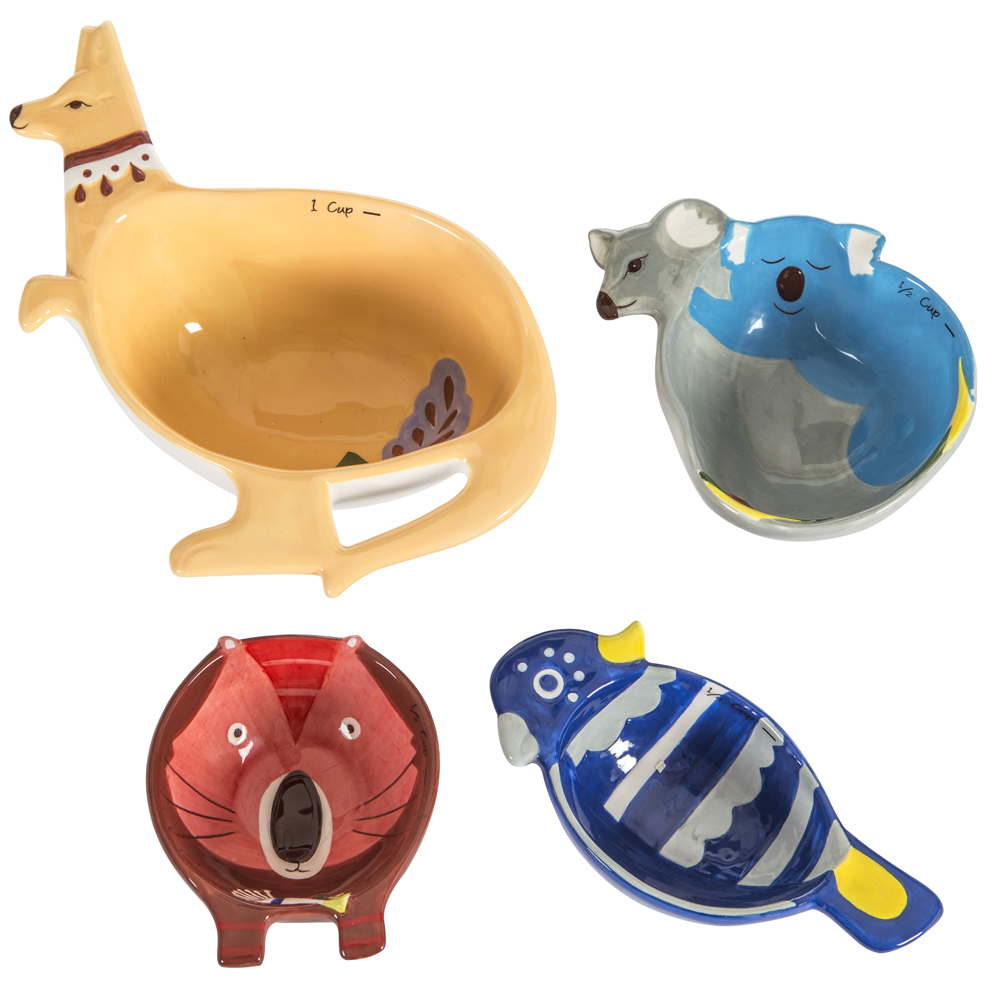 Australiana - Fauna Measuring Cup Set 4pce | Peter's of Kensington