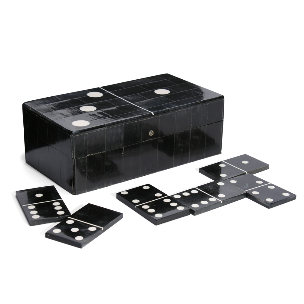CC Interiors - Wooden Domino Set with Domino Storage Box | Peter's of ...