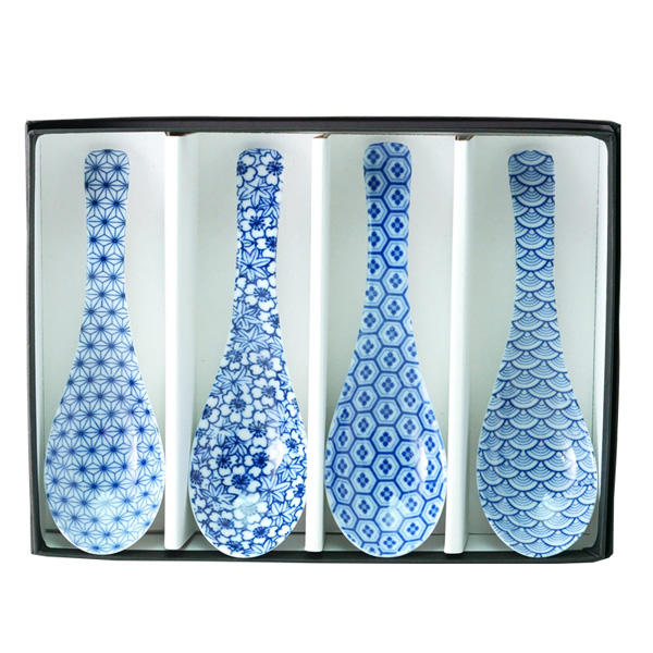 Concept Japan - Komon Design Soup Spoon Set 4pce | Peter's of Kensington