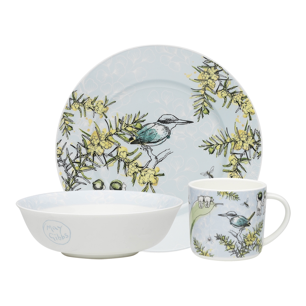 Ecology - May Gibbs Wattle Childrens Set 3pce | Peter's of Kensington
