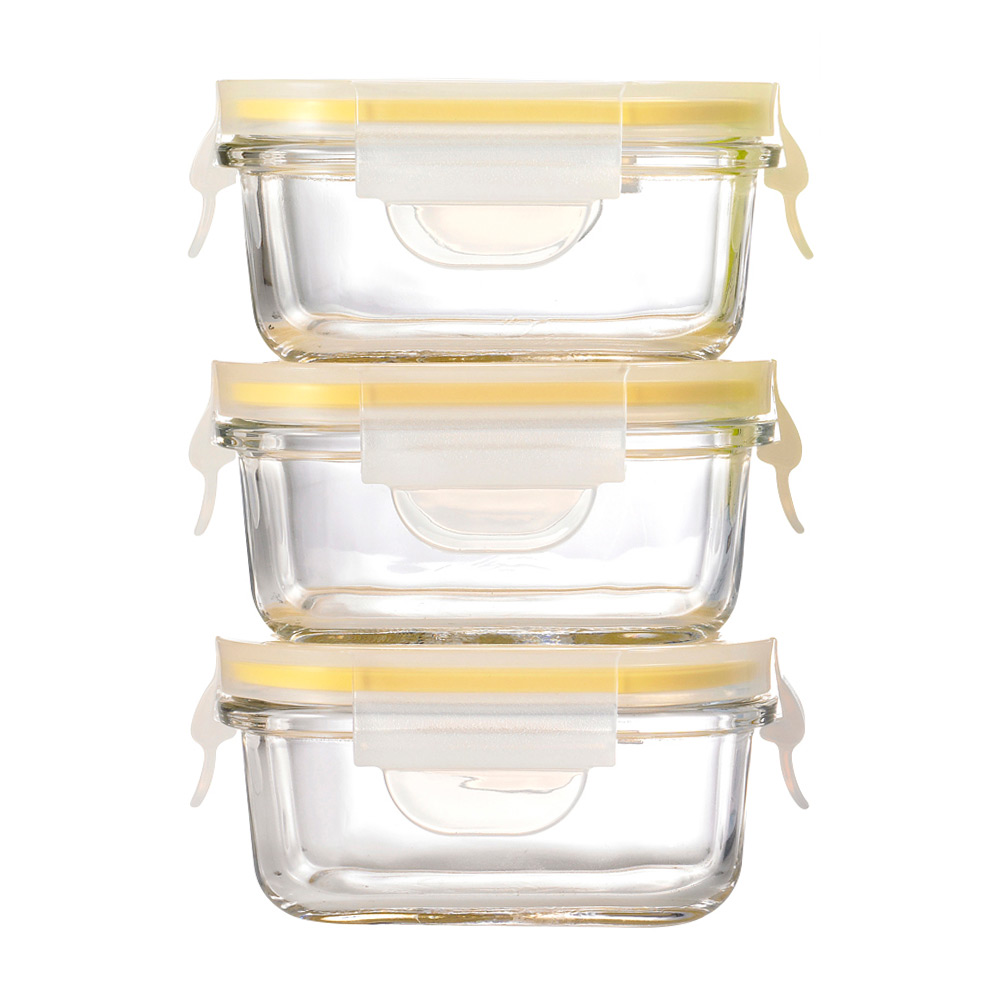 Glasslock - Baby Food Rectangular Container Set | Peter's of Kensington
