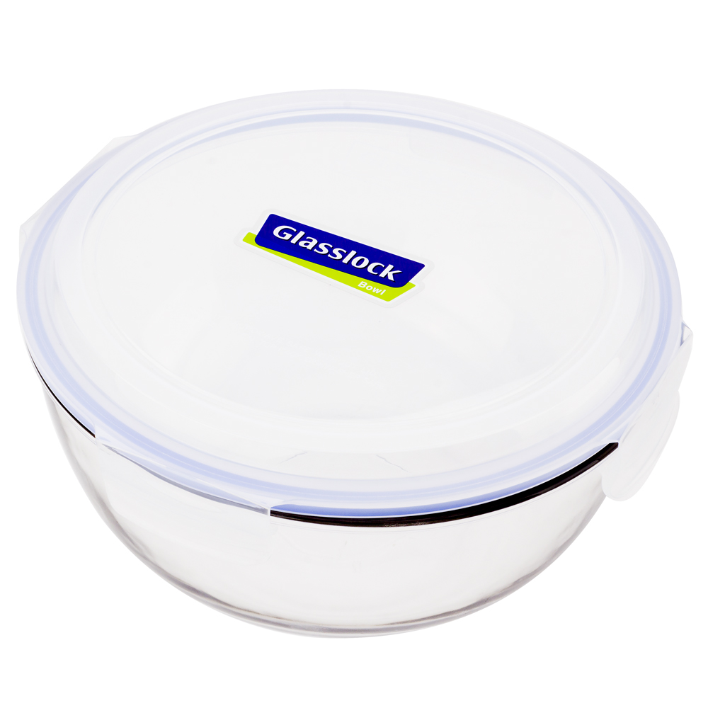 Glasslock - Tempered Glass Bowl with Lid 4L | Peter's of Kensington