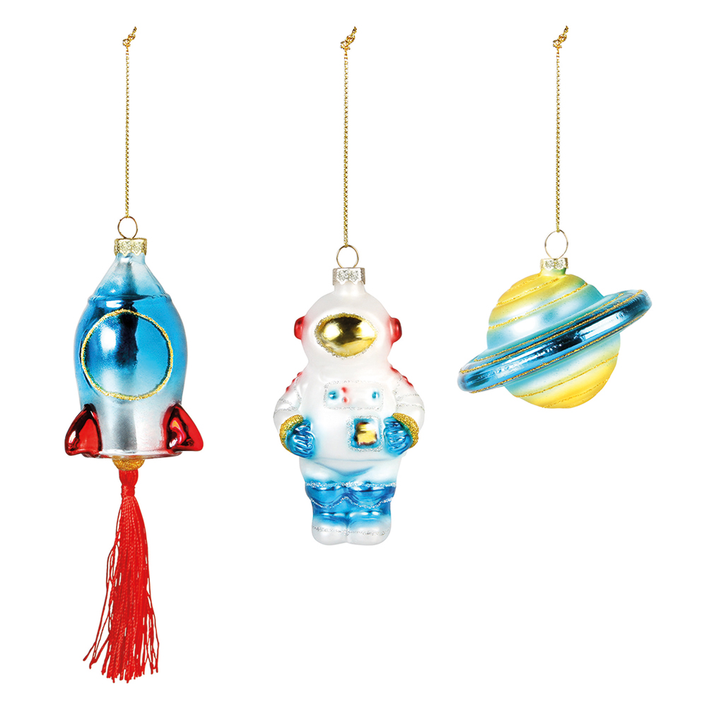 Klever - Space Ornaments Set 3pce | Peter's of Kensington