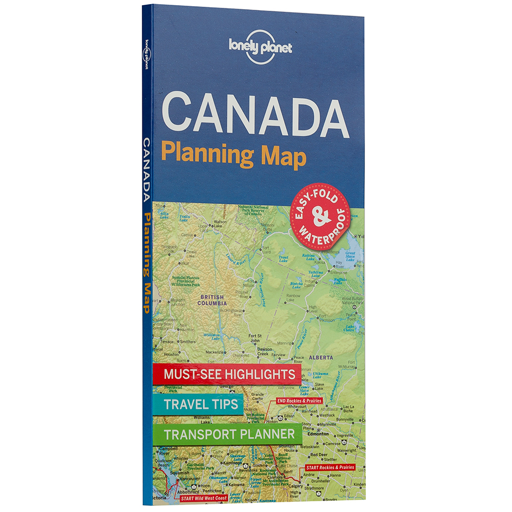 Lonely Planet - Canada Planning Map | Peter's of Kensington