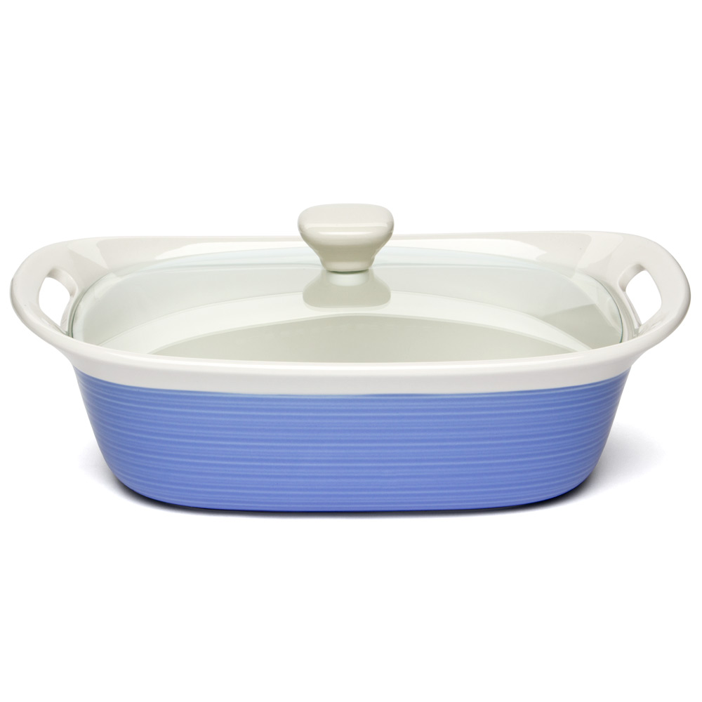 Corningware - Etch Cornflower Blue Rect Baking Dish w/Lid | Peter's of ...