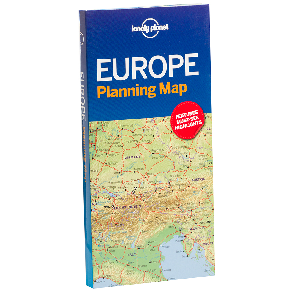 Lonely Planet - Europe Planning Map | Peter's of Kensington