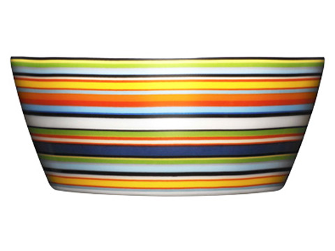 iittala - Origo Orange Stripe Bowl | Peter's of Kensington