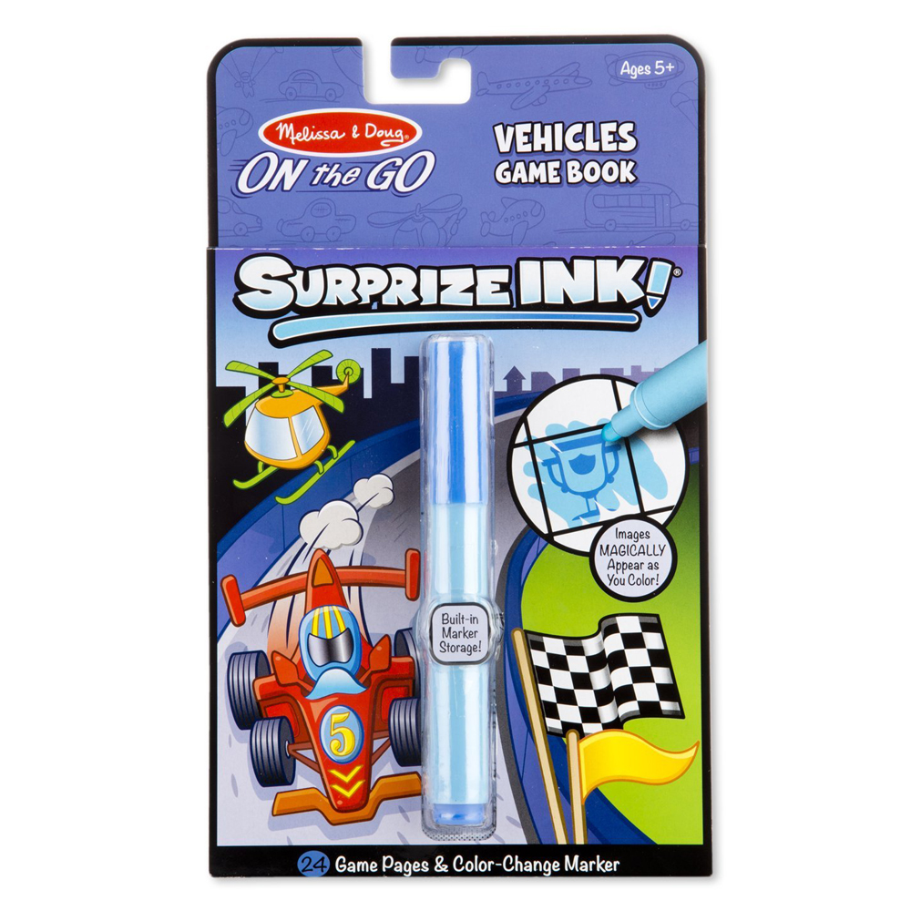 Melissa & Doug - Surprise Ink Vehicle Colouring Pad | Peter's of Kensington