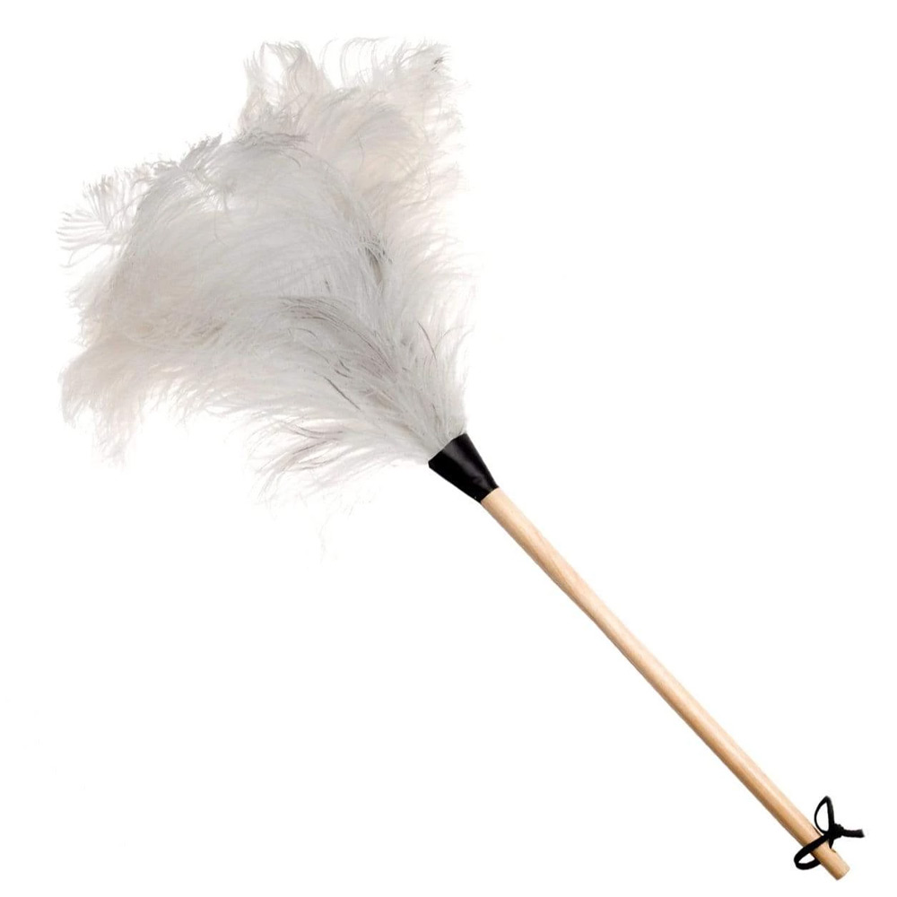 Redecker - Ostrich White Feather Duster 65cm | Peter's of Kensington