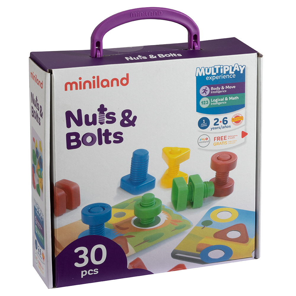 Miniland - Nuts & Bolts Activity Set | Peter's of Kensington