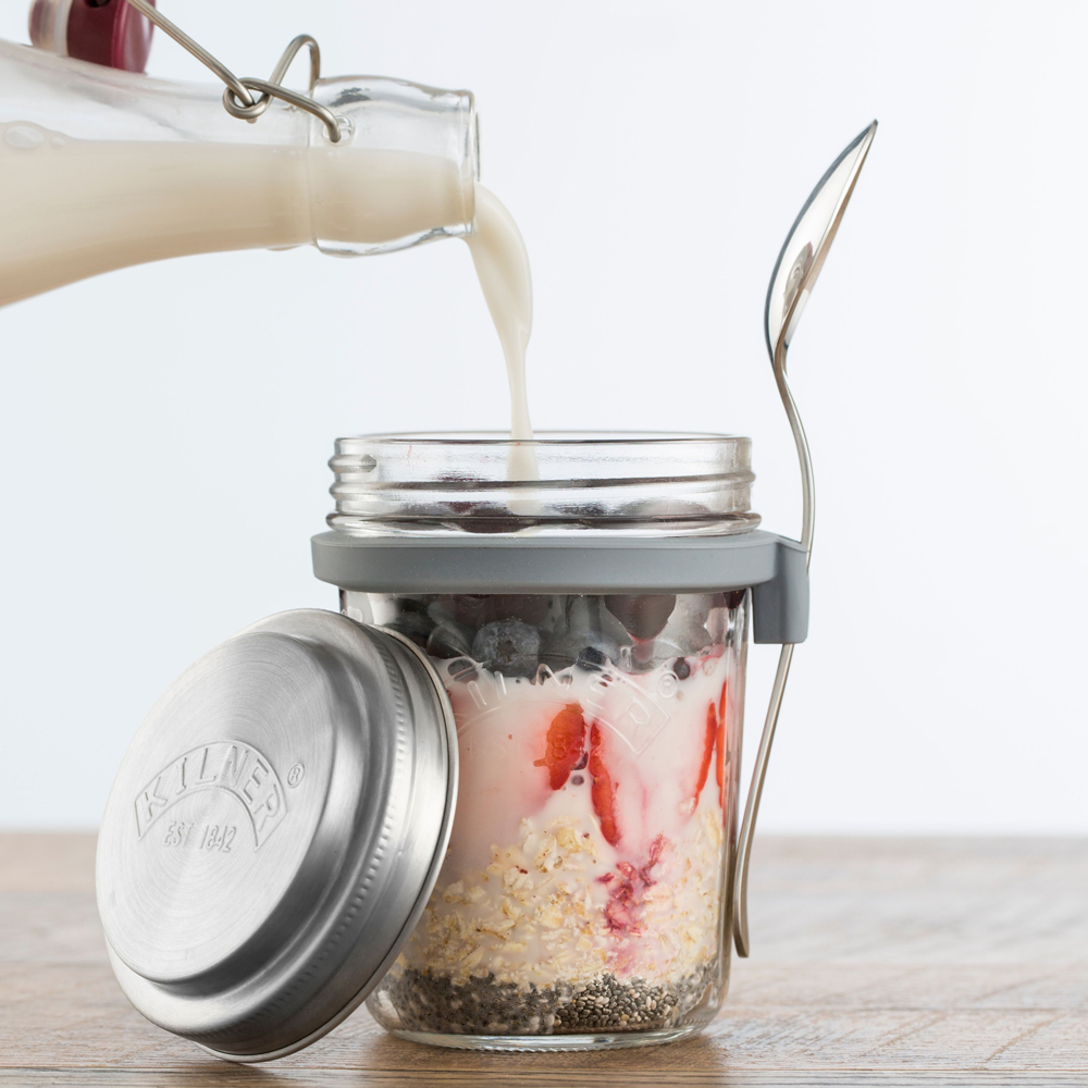 Kilner - Glass Breakfast Jar Set 4pce | Peter's of Kensington