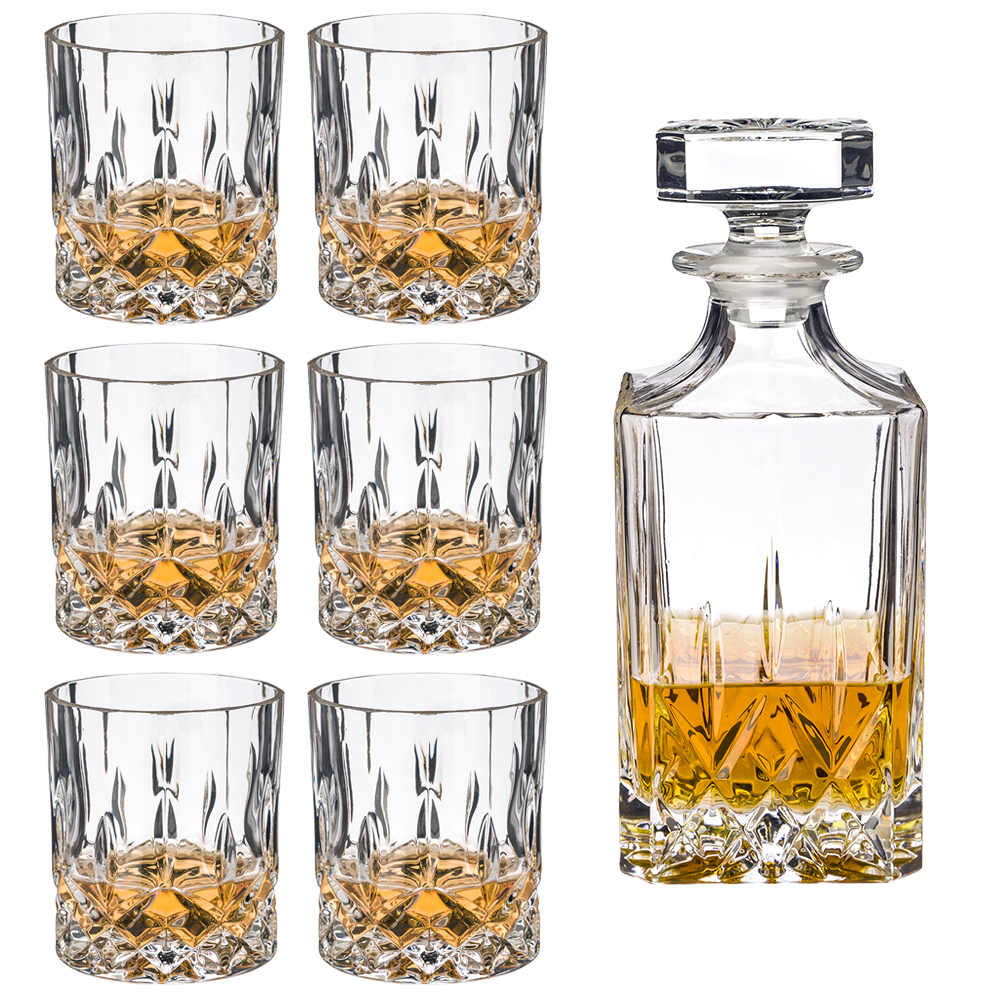 RCR Crystal - Opera Whisky Set 7pce | Peter's of Kensington