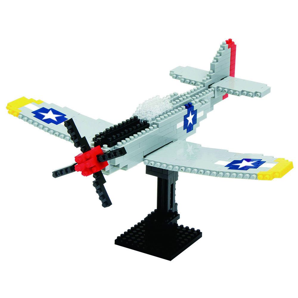 Nanoblocks - P-51 Mustang Model | Peter's of Kensington