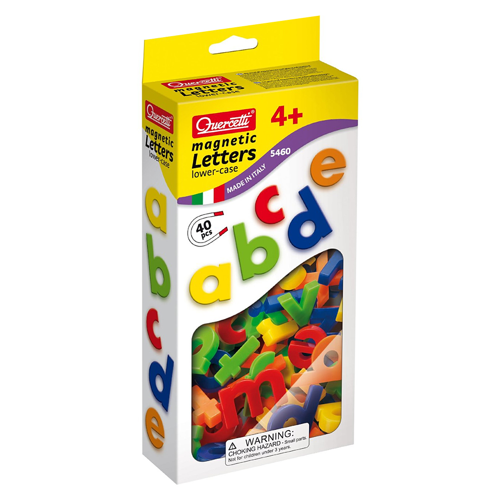 Quercetti - Magnetic Lower Case Letters Set 48pce | Peter's of Kensington
