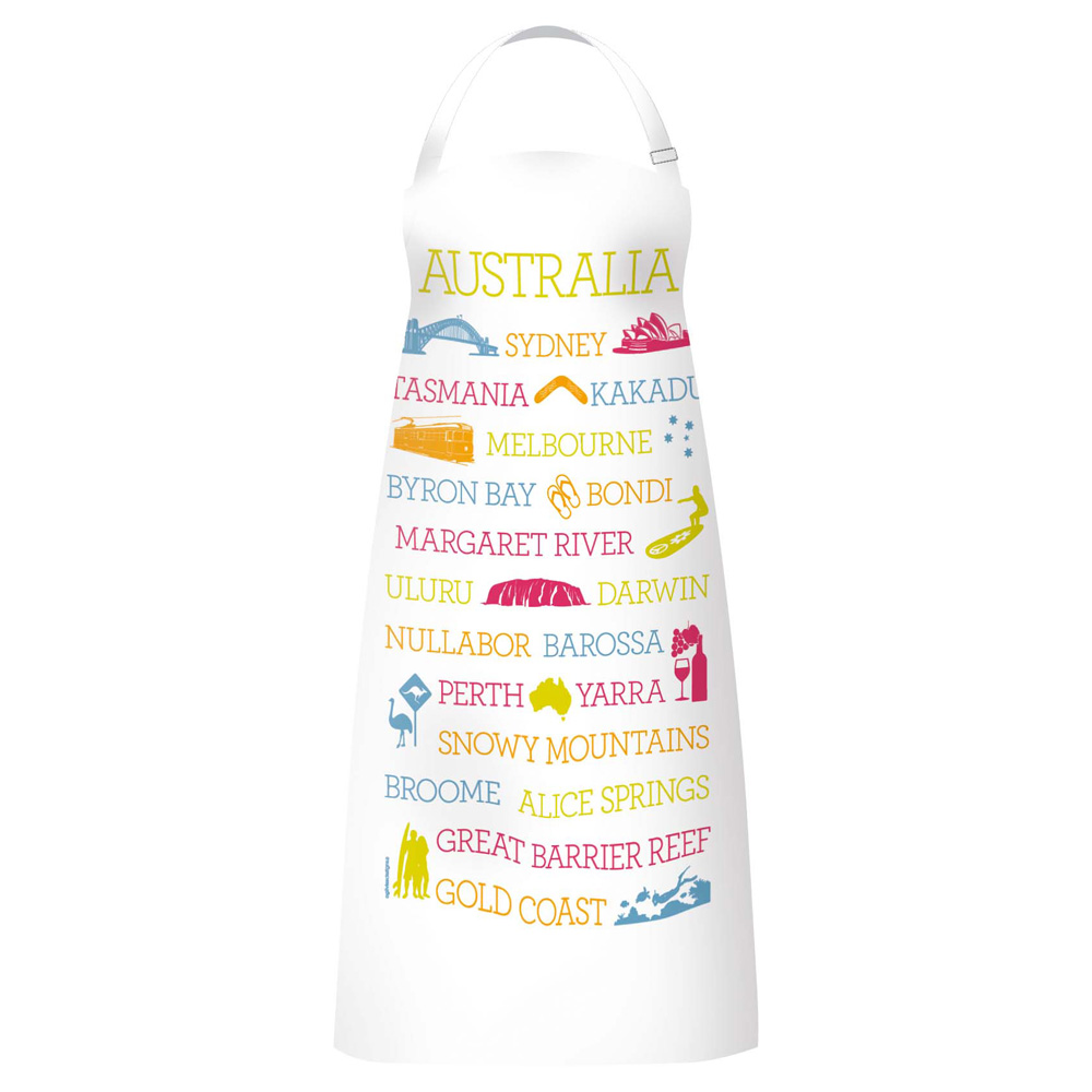 Ogilvies Designs - Australian Places Apron | Peter's of Kensington