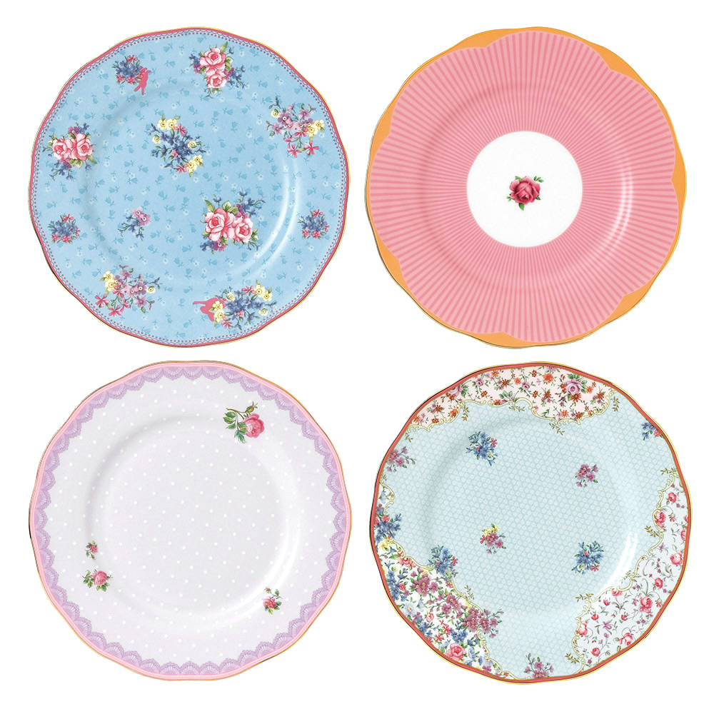Royal Albert - Candy Collection Plate Set 4pce | Peter's of Kensington