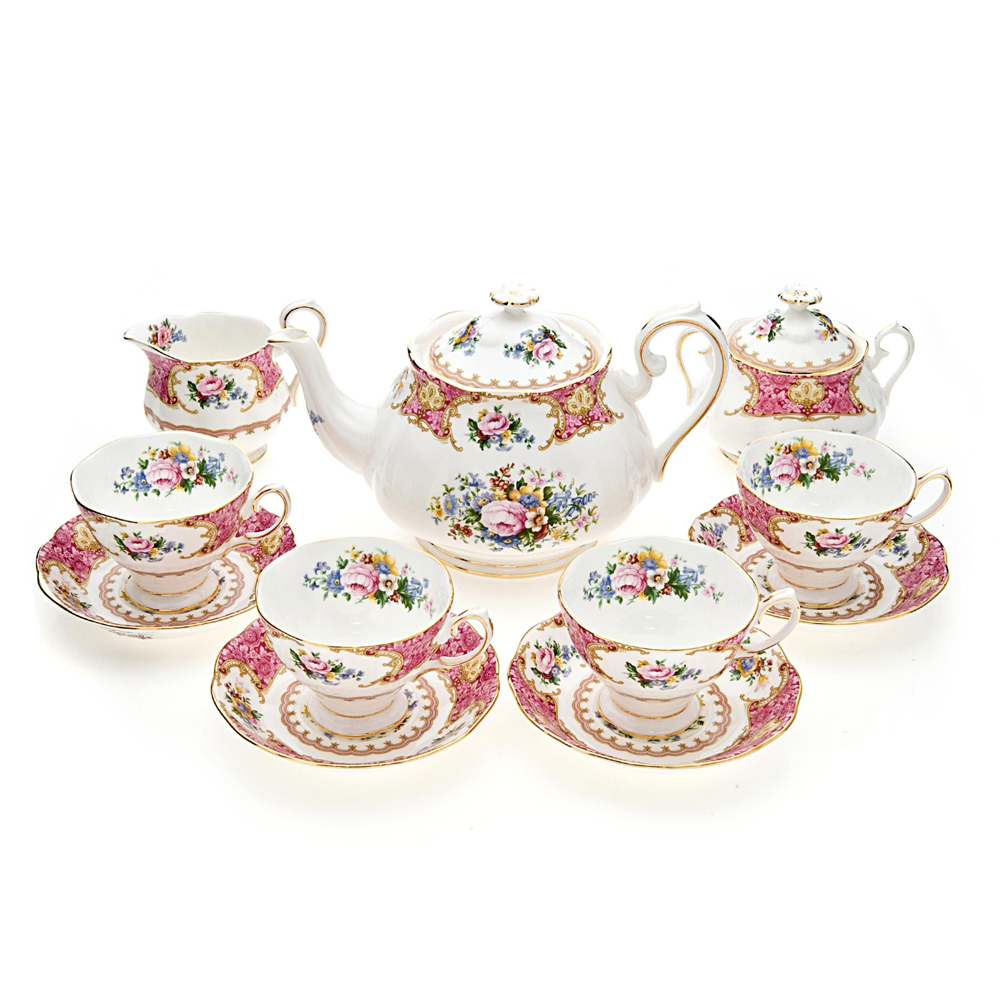 Royal Albert - Lady Carlyle Tea Set 11pce | Peter's of Kensington