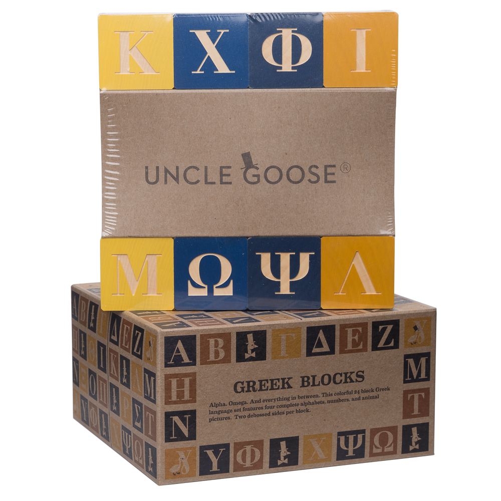 Uncle Goose - Greek Blocks | Peter's of Kensington