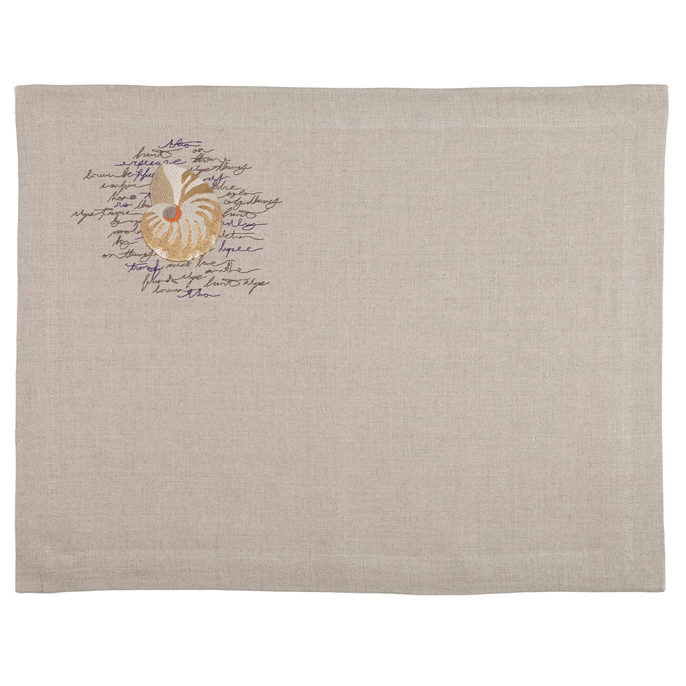 Serenk - Nautilus Poem Placemat | Peter's of Kensington