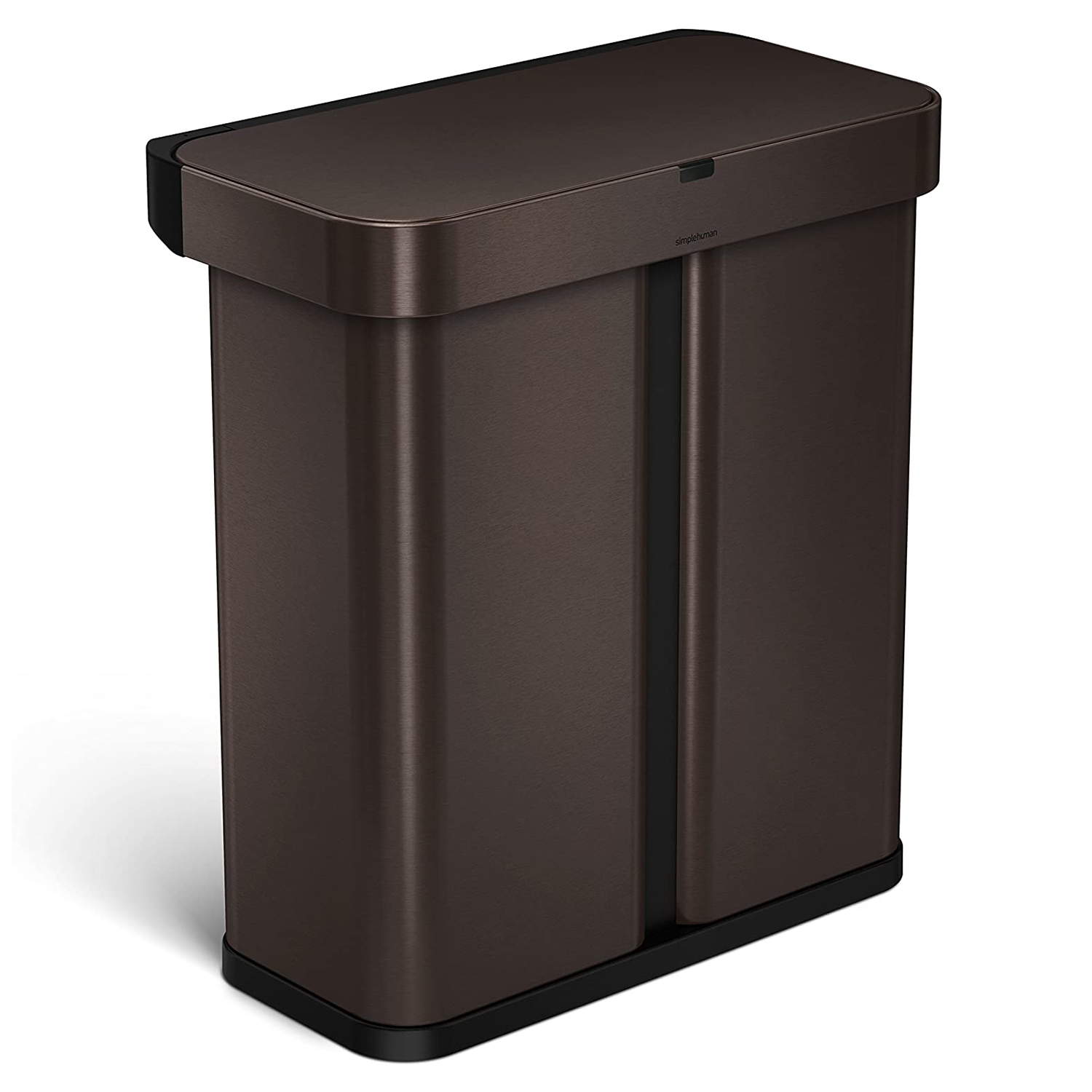 Simplehuman - Dual Compartment Voice Sensor Can 58L | Peter's of Kensington