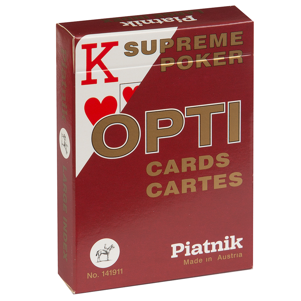 Piatnik - Opti Poker Index Playing Cards | Peter's of Kensington