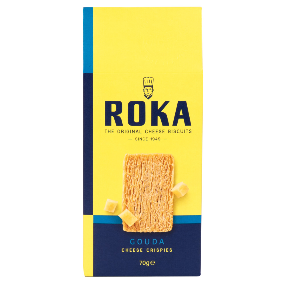 Roka - Cheese Crispies Gouda 70g | Peter's of Kensington