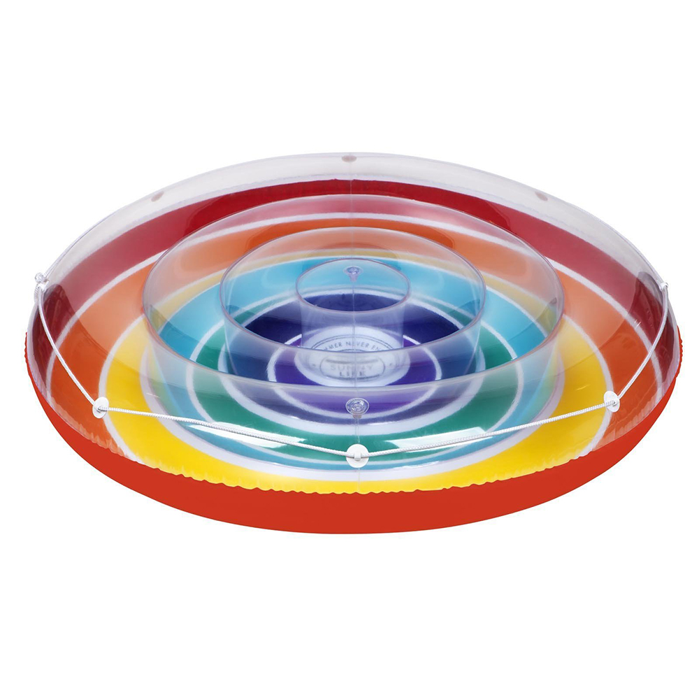 SunnyLife - Inflatable Rainbow Luxe Twin Round Float | Peter's of ...