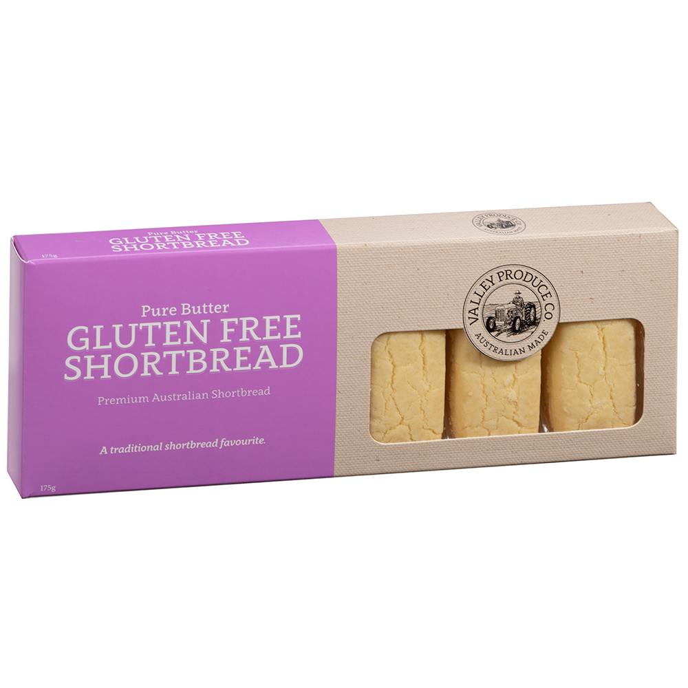 Valley Produce Company - Pure Butter Gluten Free Shortbread 175g ...