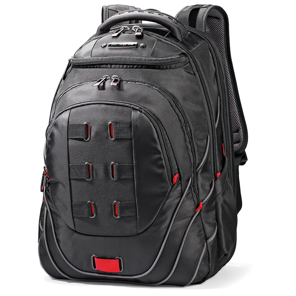 Samsonite - Leviathan Laptop Backpack Black/Red | Peter's of Kensington