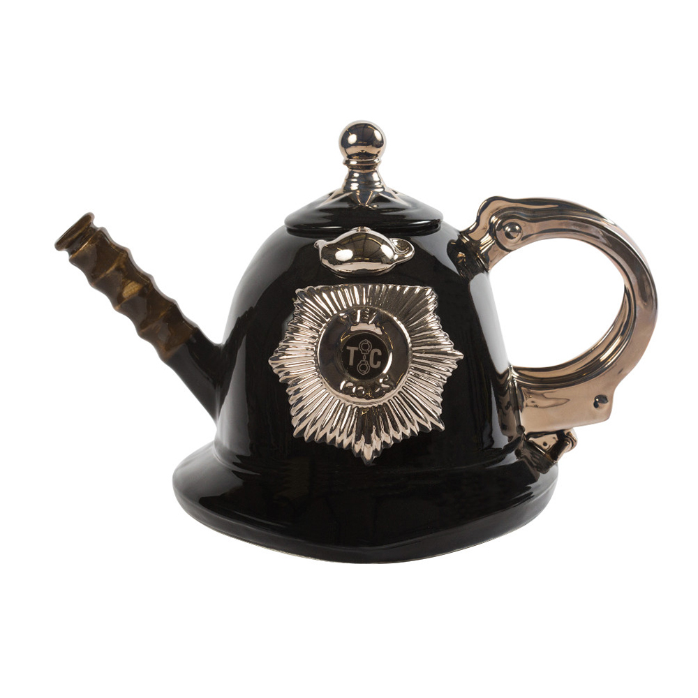 The Teapottery - Police Helmet Teapot | Peter's of Kensington