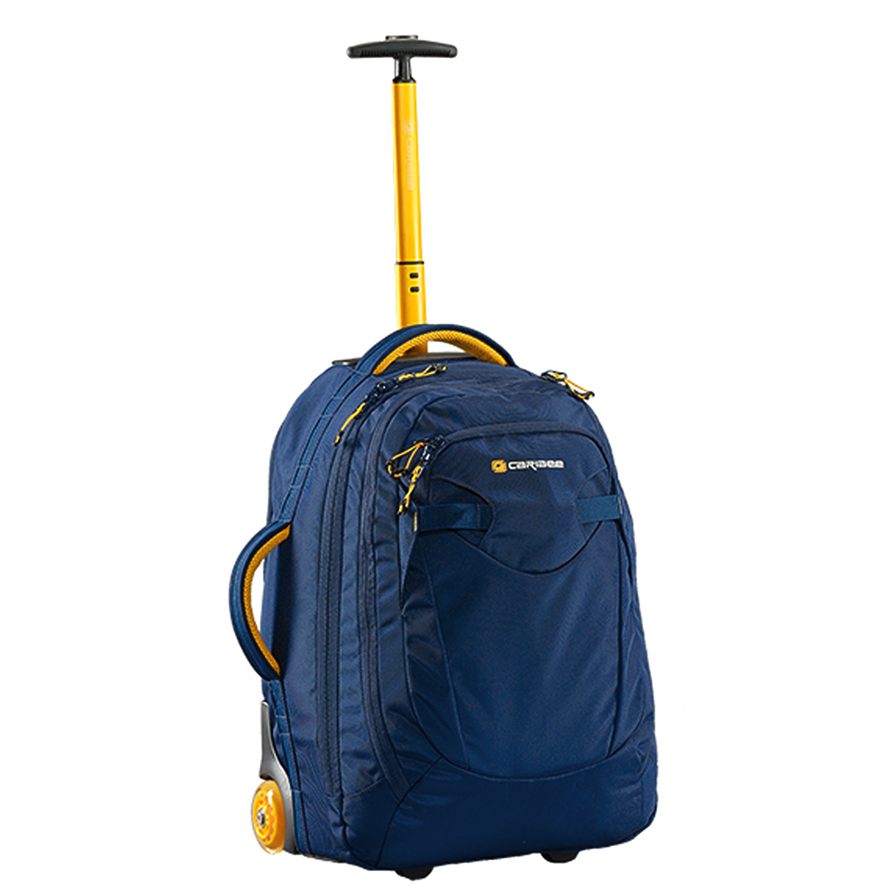 Caribee - Fast Track Wheelaboard Backpack Navy 45L | Peter's of Kensington