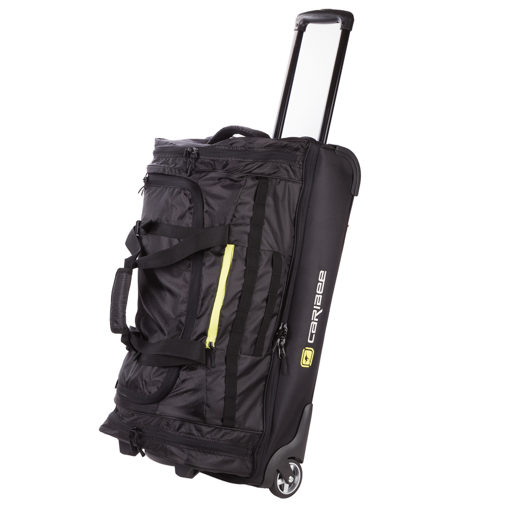 Caribee - Scarecrow DX 70 Black Trolley Duffle Bag 75L | Peter's of ...