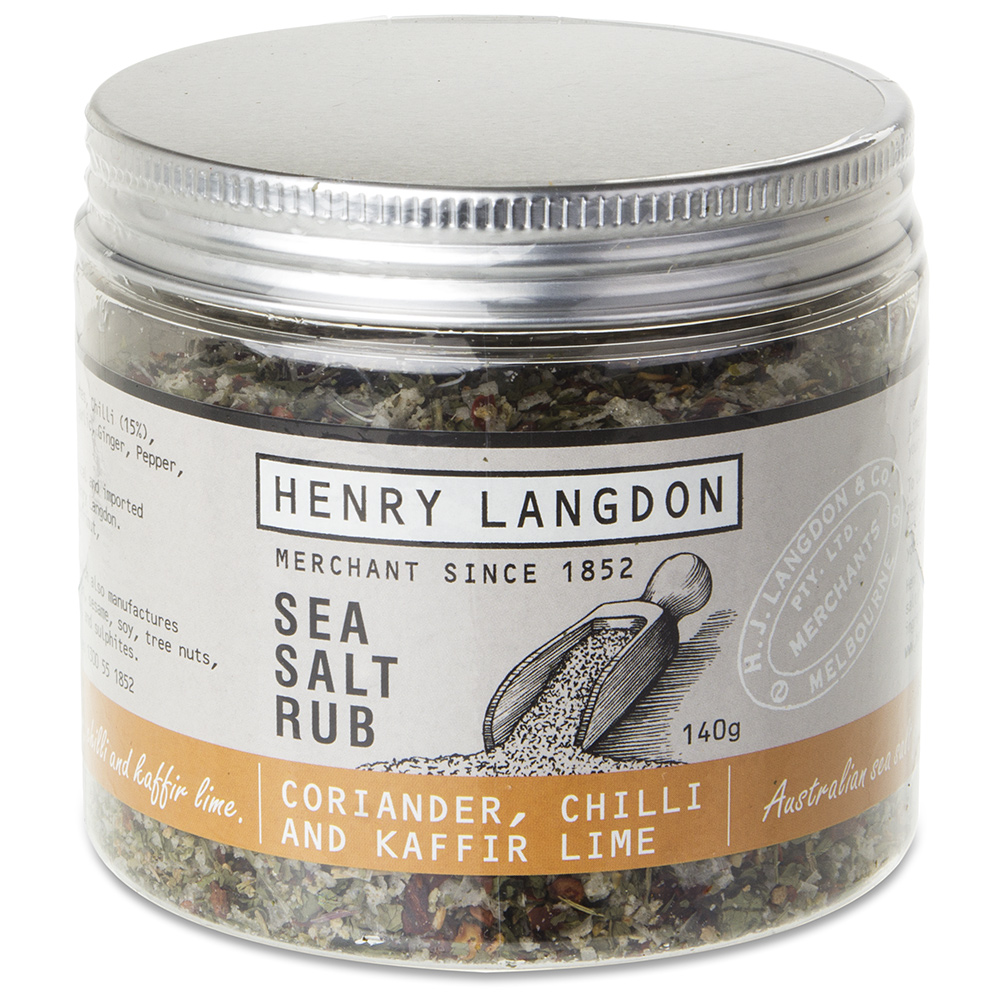 Henry Langdon - Coriander, Chilli & Kaffir Lime Sea Salt Rub | Peter's ...