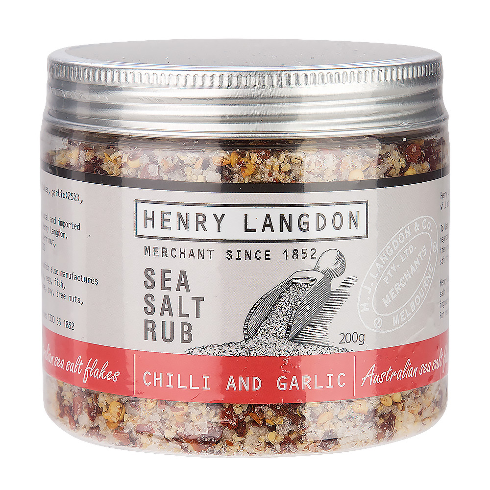 Henry Langdon - Chilli & Garlic Sea Salt Rub | Peter's of Kensington