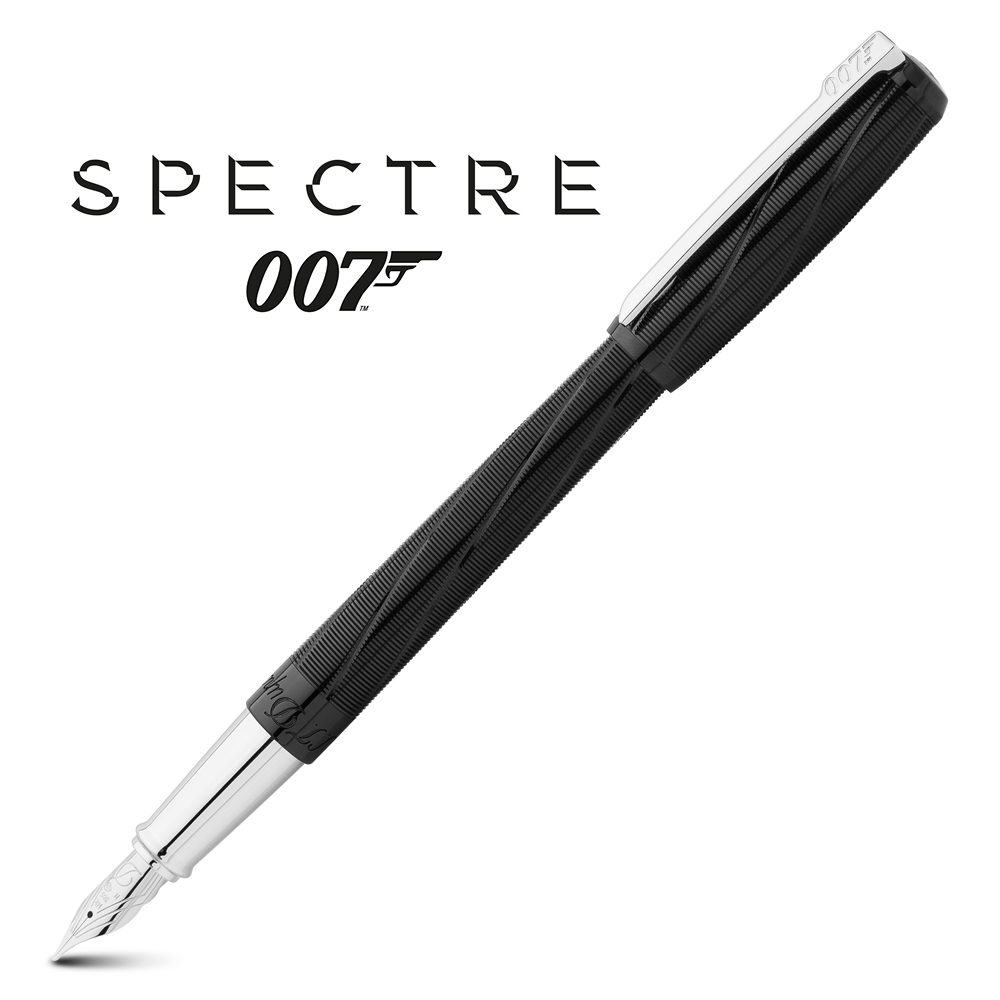 Dupont - Spectre Limited Edition Black Fountain Pen | Peter's of Kensington