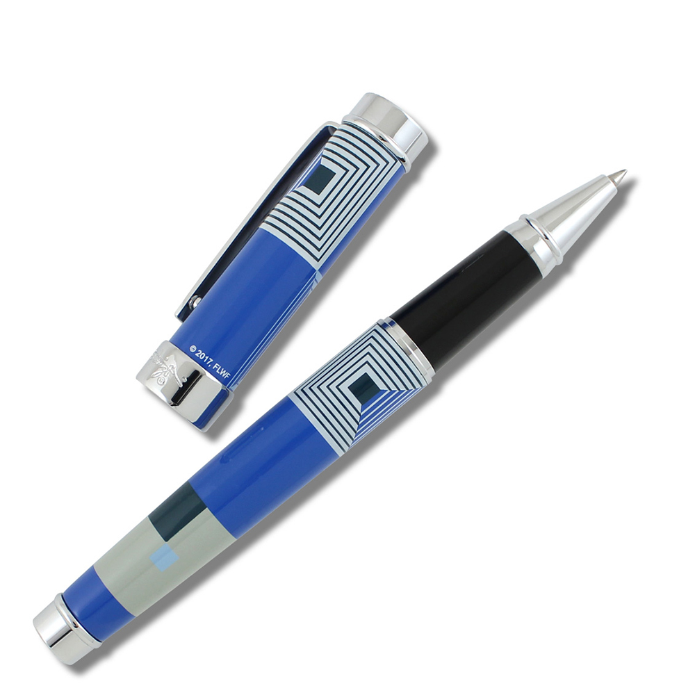 Acme Studios - Biltmore Blue Rollerball Pen F.Lloyd Wright | Peter's of ...