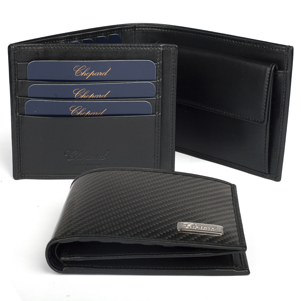 Chopard - Carbon Collection No.3 Medium Black Wallet | Peter's of ...