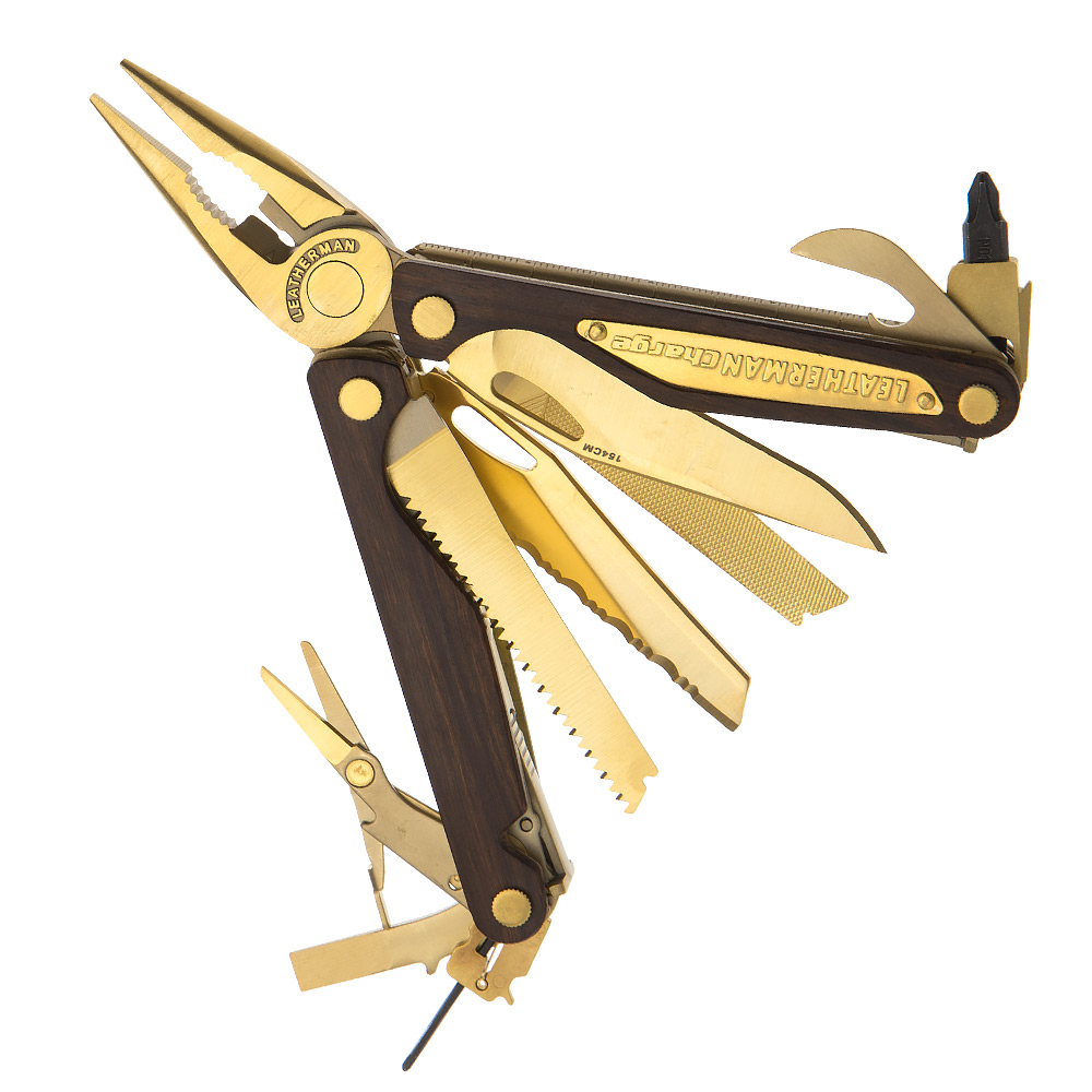 Leatherman - Limited Edition Gold Charge w/Ironwood Handle | Peter's of ...
