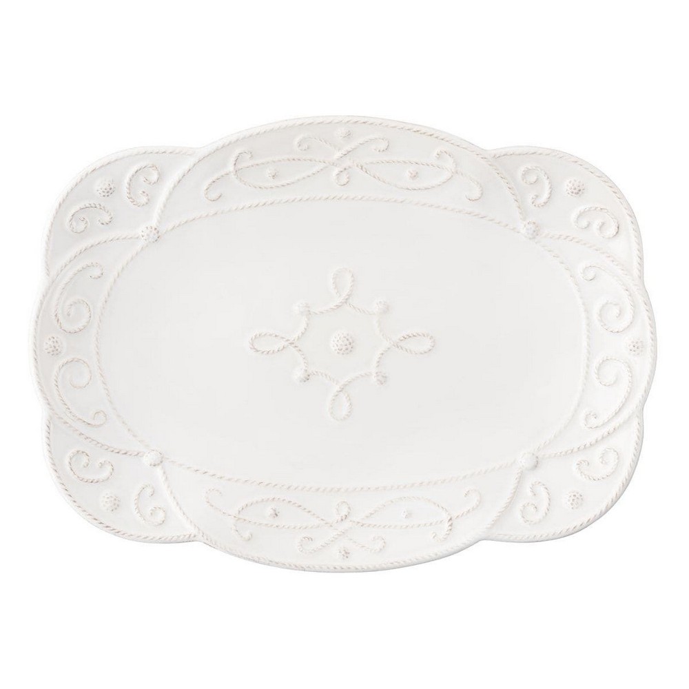 Juliska - Jardins du Monde Whitewash Plate White 38cm | Peter's of ...