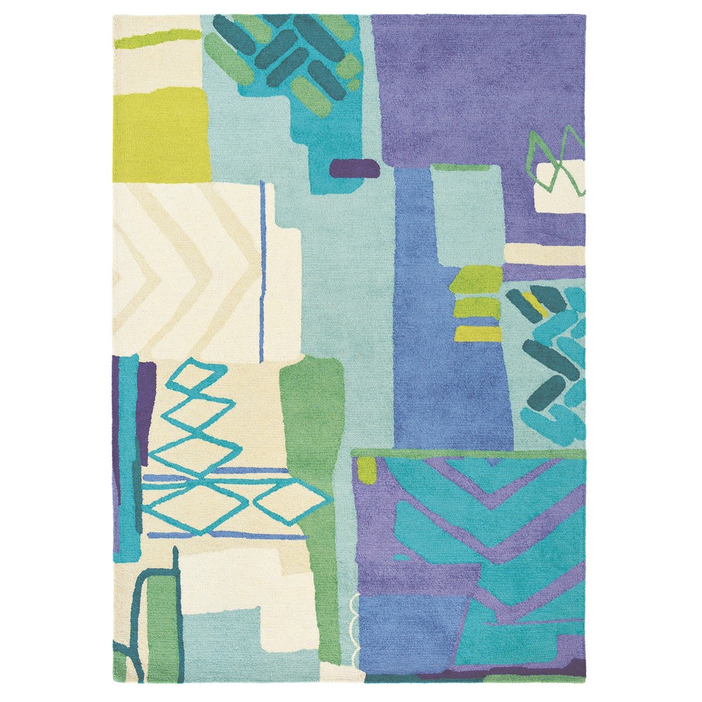 Bluebellgray Rugs - Atlas Multi-Colour New Wool Rug | Peter's of Kensington