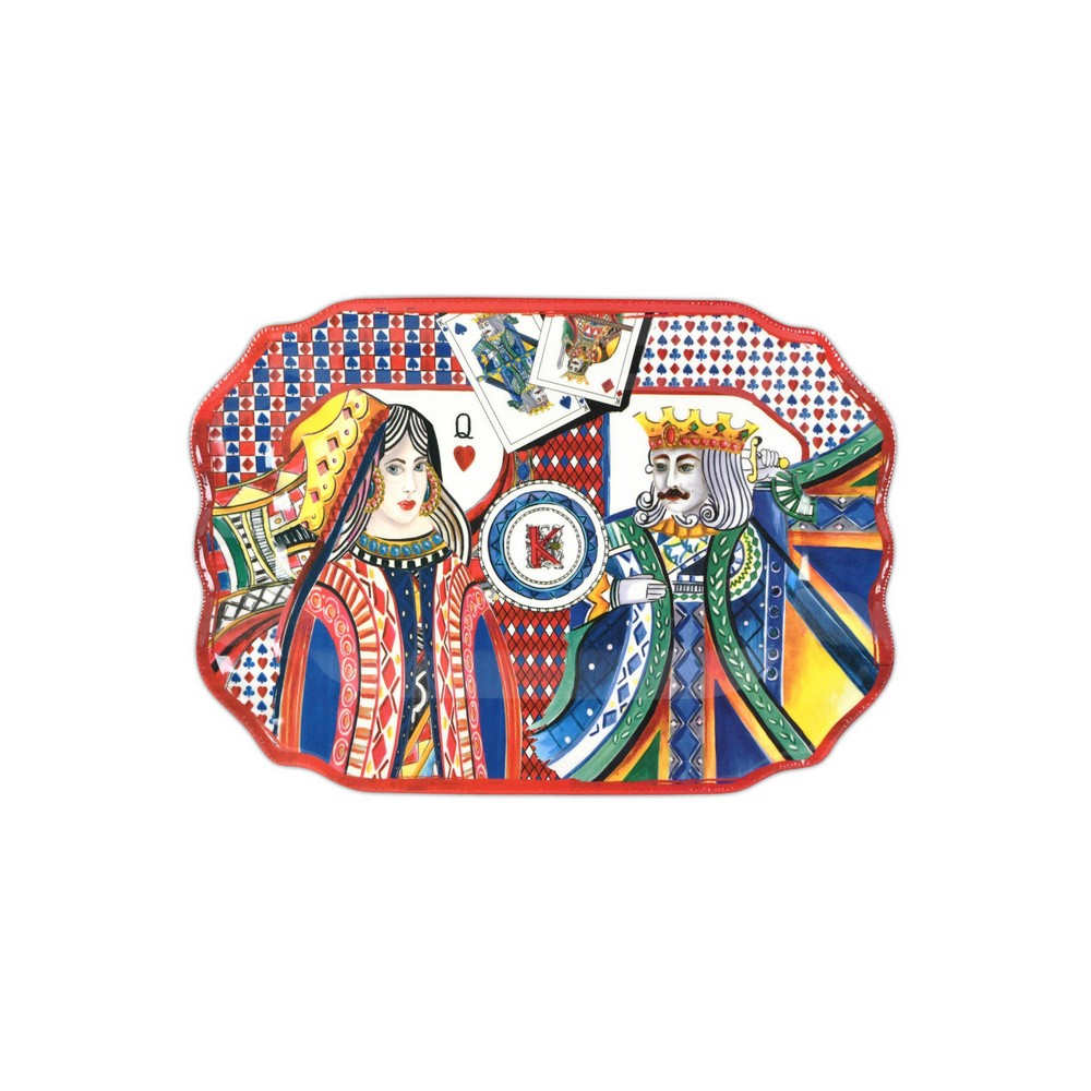 Baci Milano - Regina Di Cuori Rectangular Tray 47x33cm | Peter's of ...